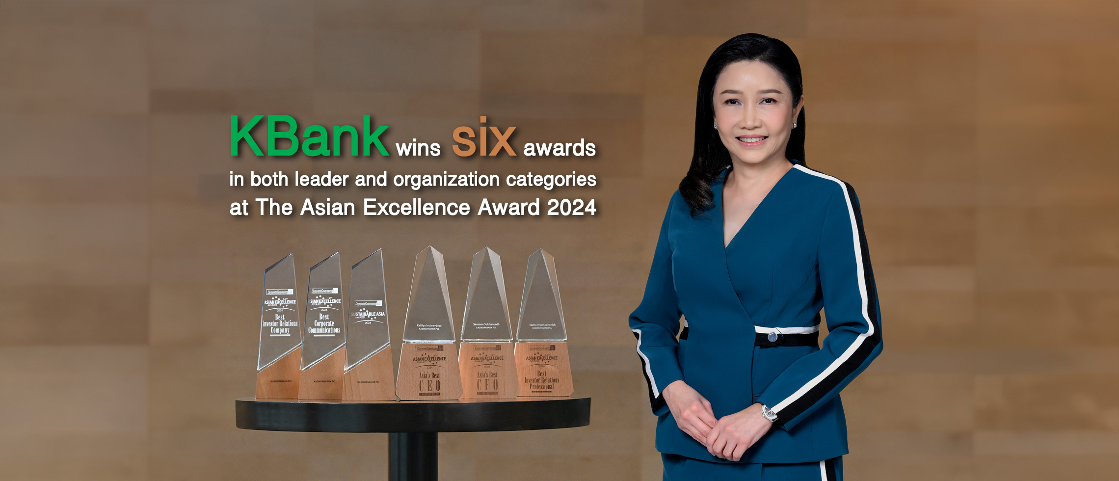 KBank wins six awards in both leader and organization categories at The ...